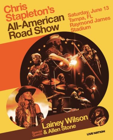 Chris Stapleton, Lainey Wilson, Allen Stone – Tampa | South Florida ...